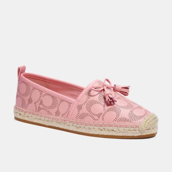 Coach | Shoes | Coach C2782 Carson Espadrille Shoes Bubblegum | Poshmark